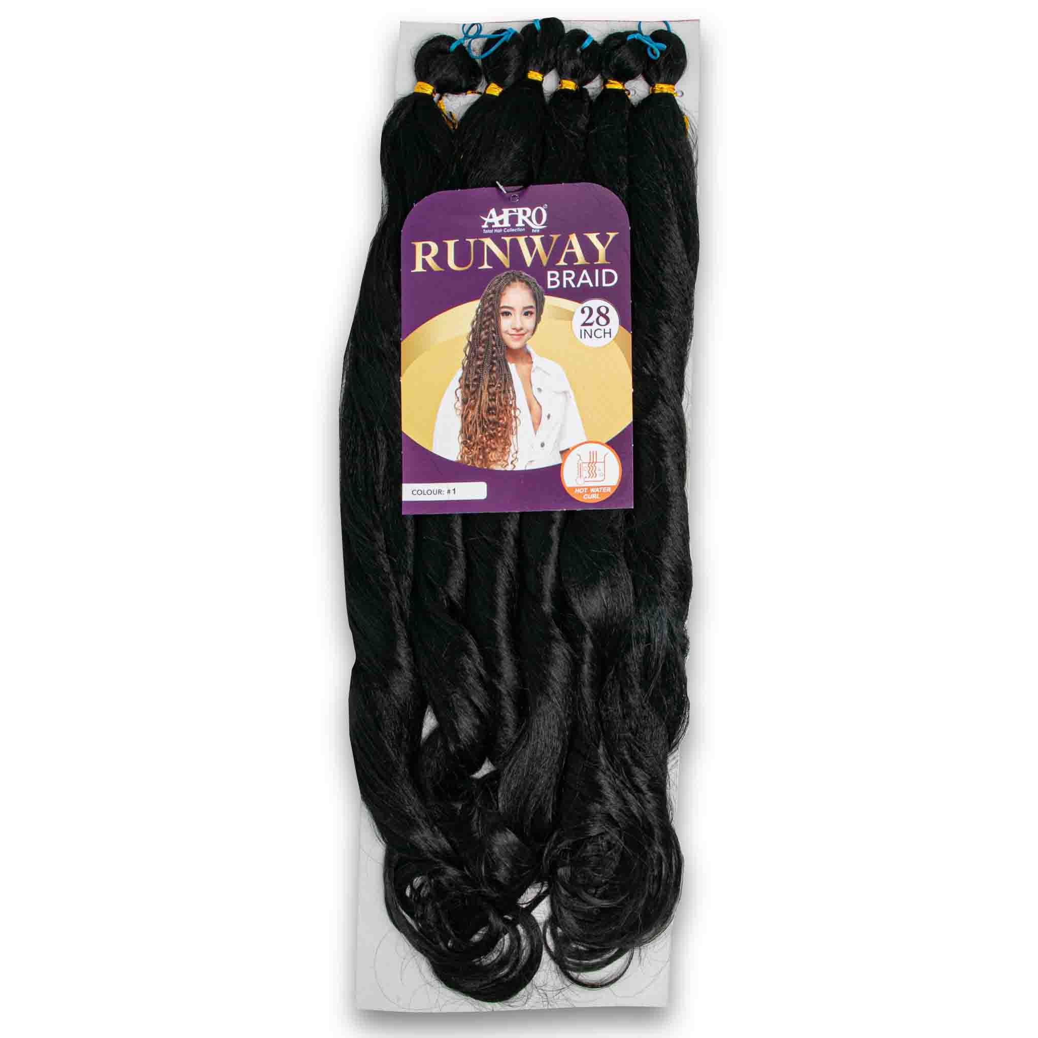 Runway Braid 28" Hot Water Curl - Premium Hair Extension | Afrotex ...