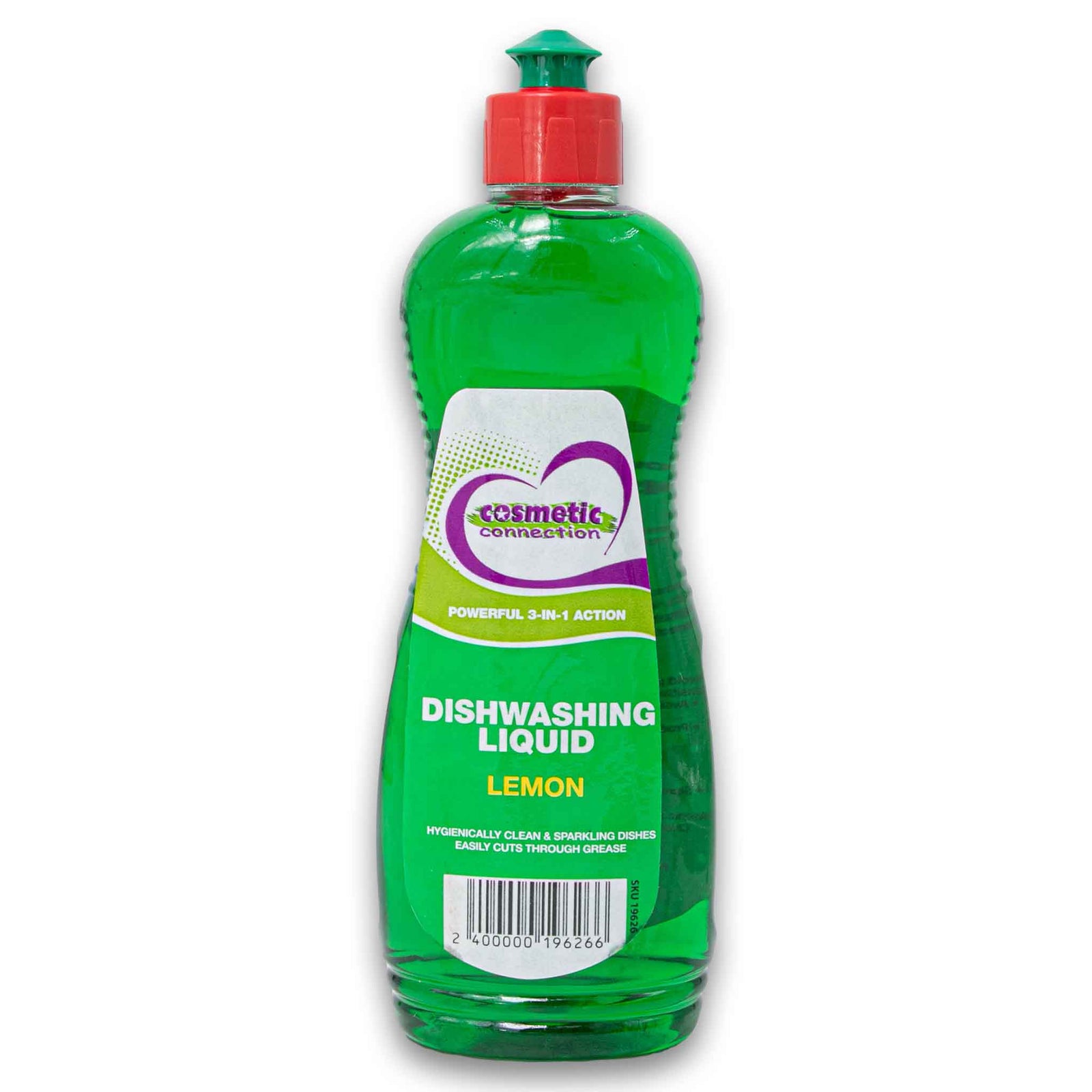 Dishwashing Liquid Lemon 400ml - Powerful 3 in 1 Action | Cosmetic ...