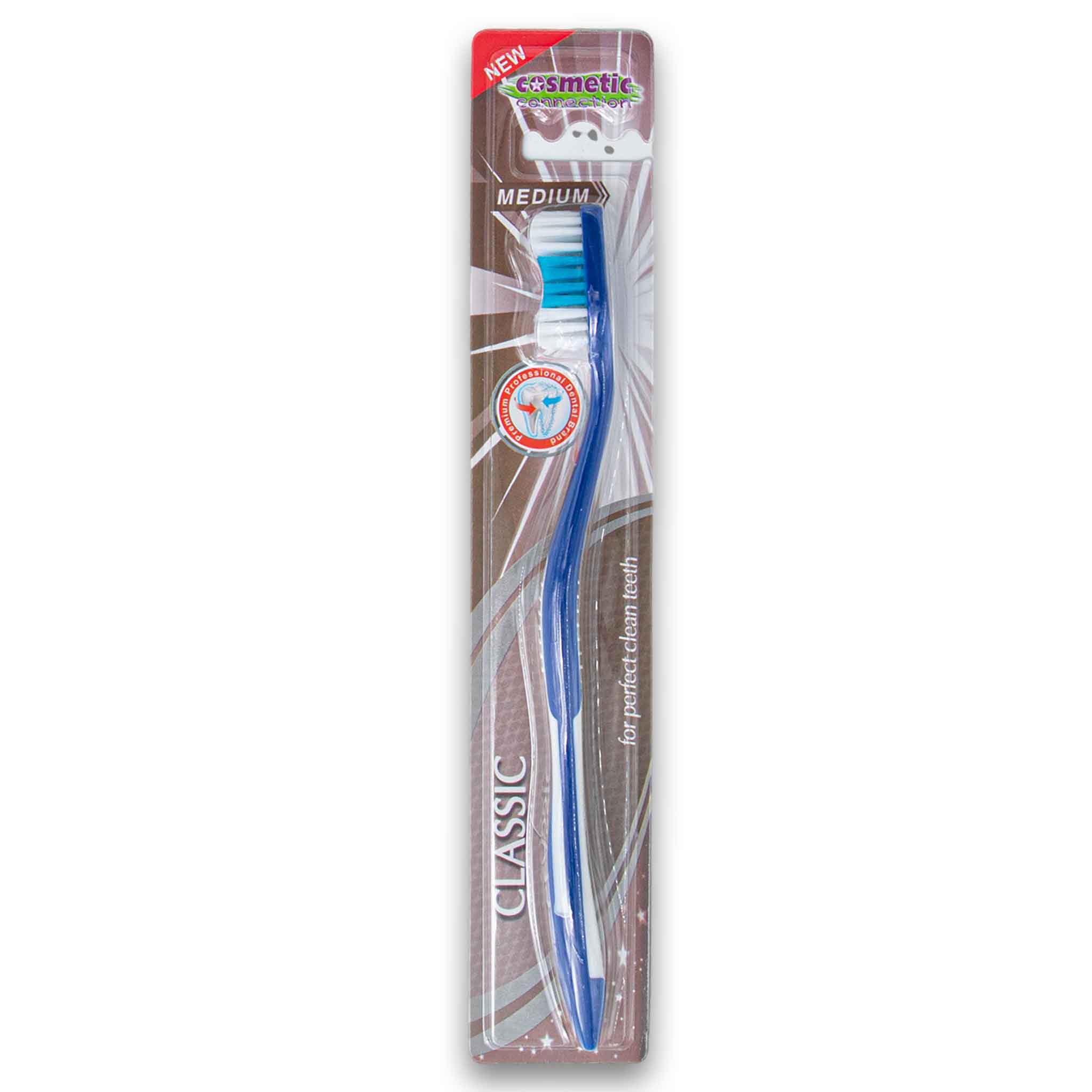 Classic Toothbrush Medium Bristles for Healthy Smile - Cosmetic Connection