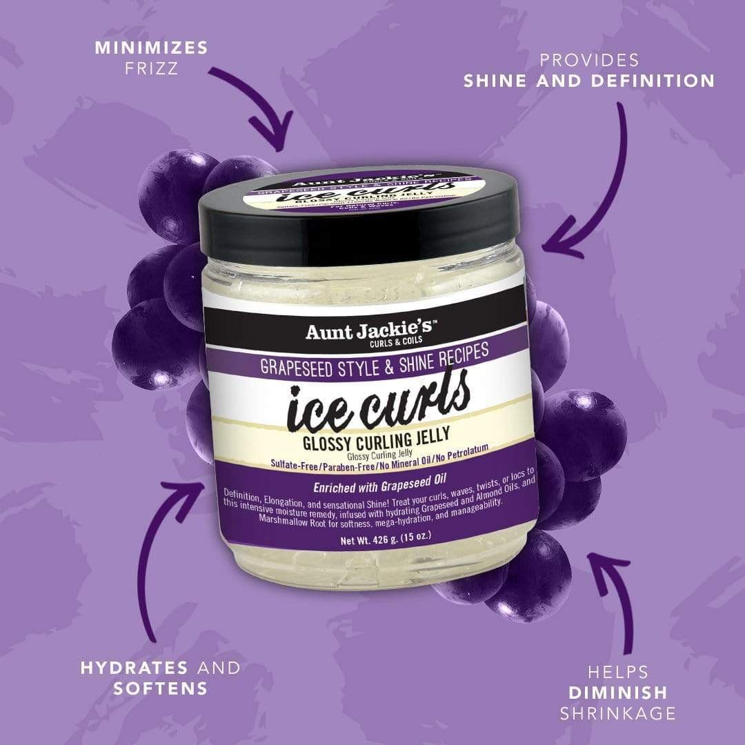 Ice Curls Glossy Curling Jelly 426g - Define & Shine | Aunt Jackie ...