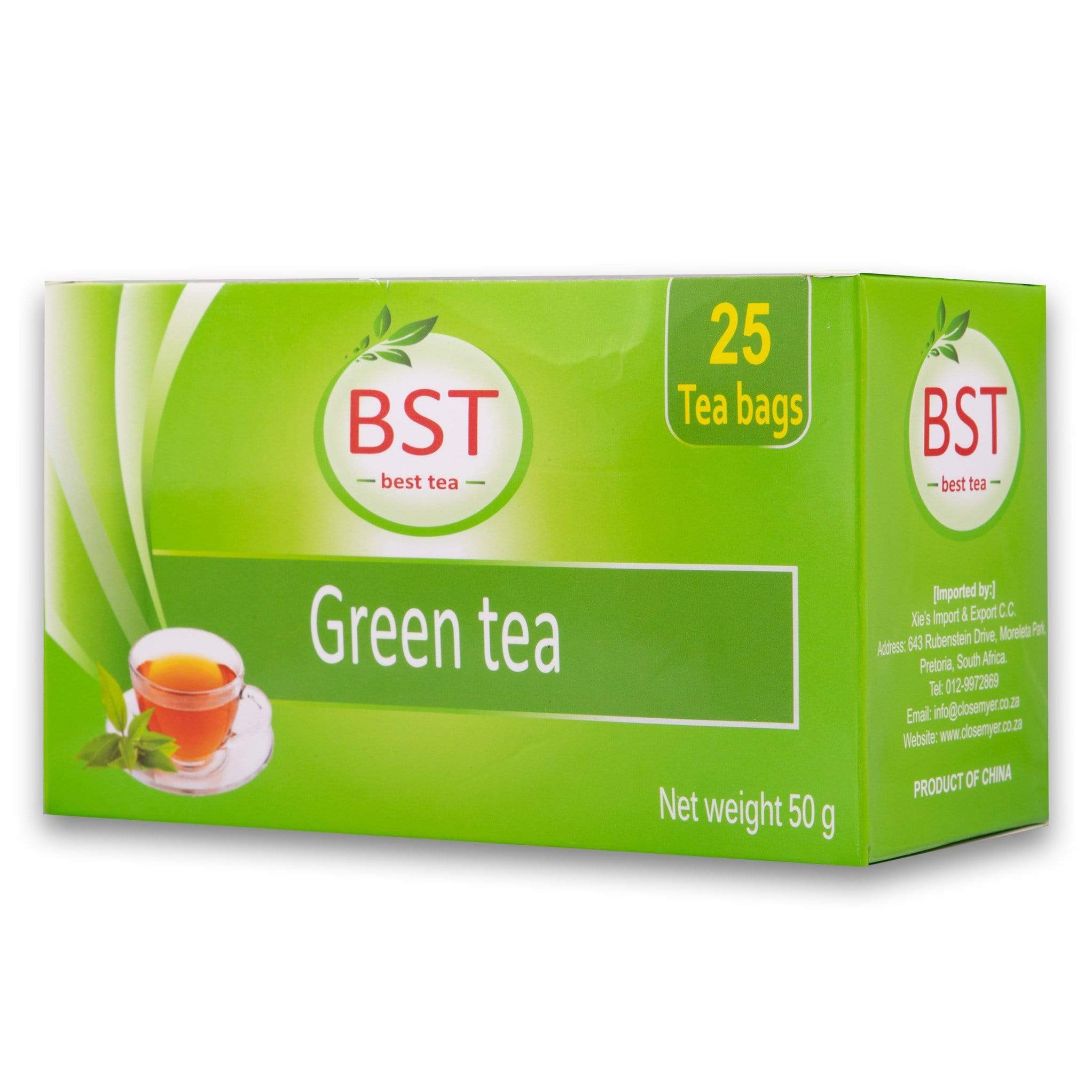 BST Green Tea 50g - Refreshing 25 Bag Tea | BST – Cosmetic Connection