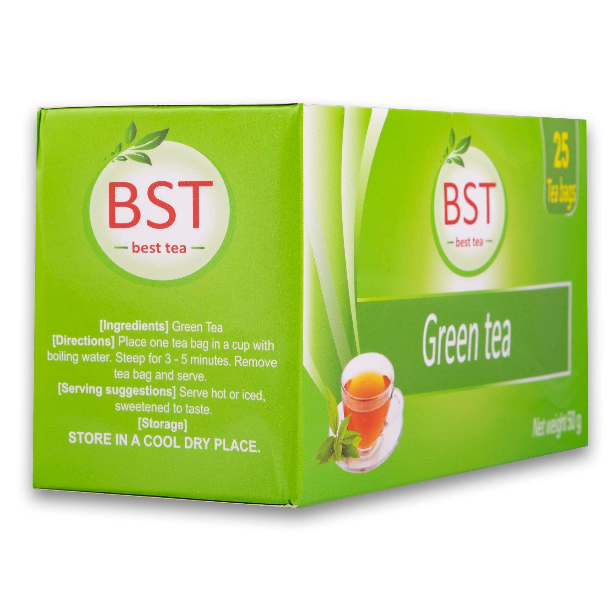 BST Green Tea 50g - Refreshing 25 Bag Tea | BST – Cosmetic Connection