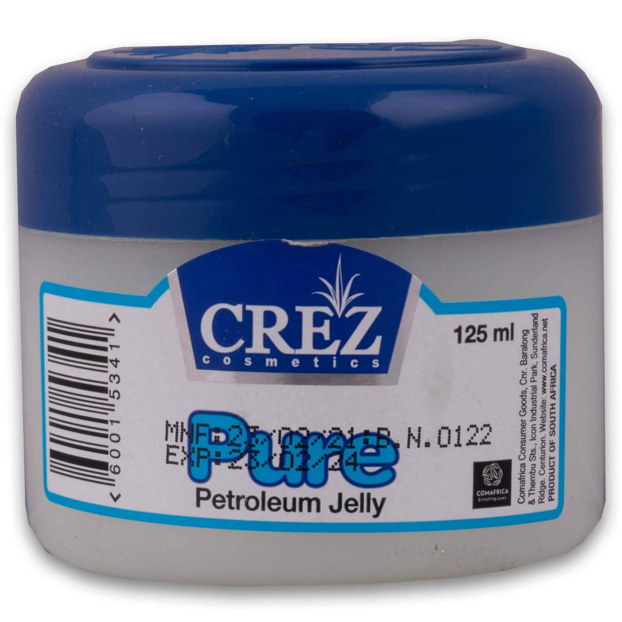 Petroleum Jelly 125ml for Moisturizing Skin - Crez Cosmetics – Cosmetic ...