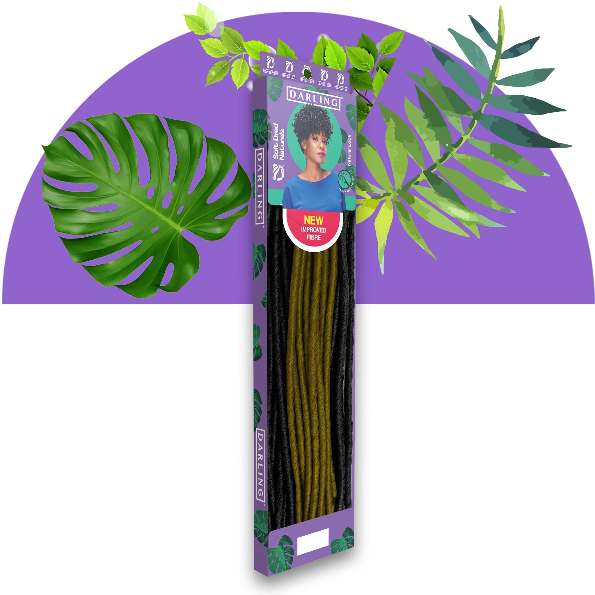 Soft Dred Naturals 16 Inch Crochet Extensions - Soft Curls | Brand ...