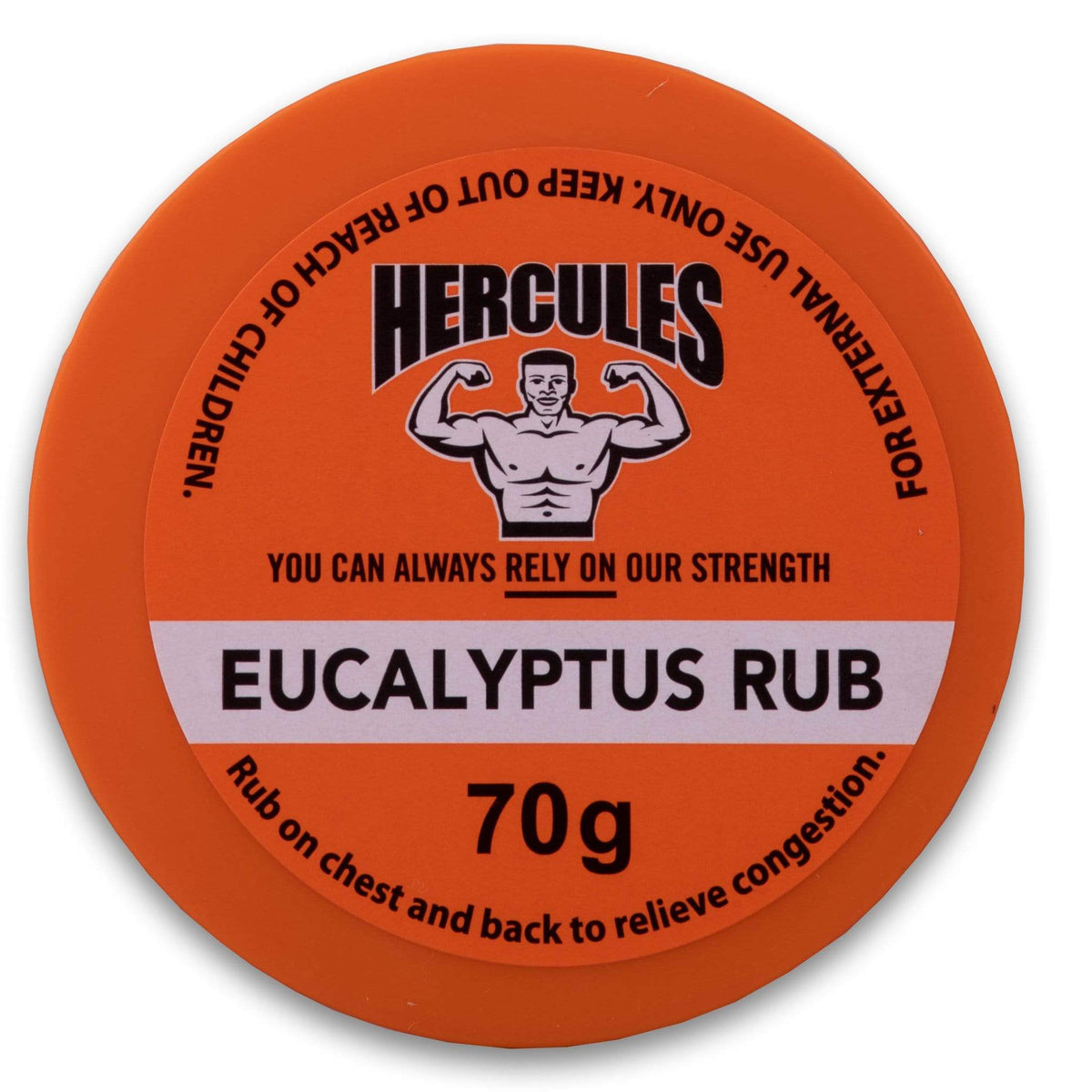 Hercules Eucalyptus Rub 70g for Congestion Relief - Hercules – Cosmetic ...