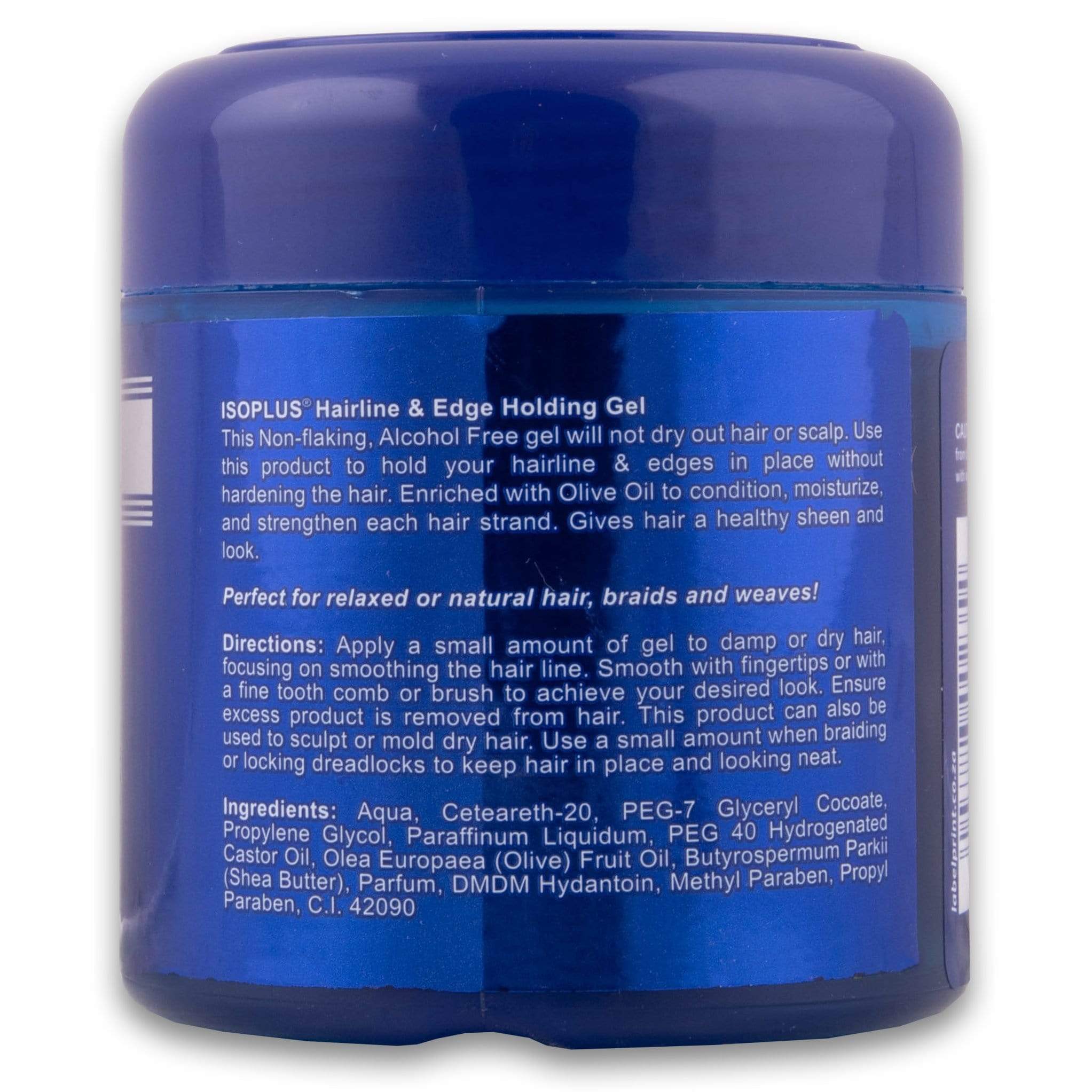 Isoplus Hairline & Edge Holding Gel 225g - Superior Hold | – Cosmetic ...