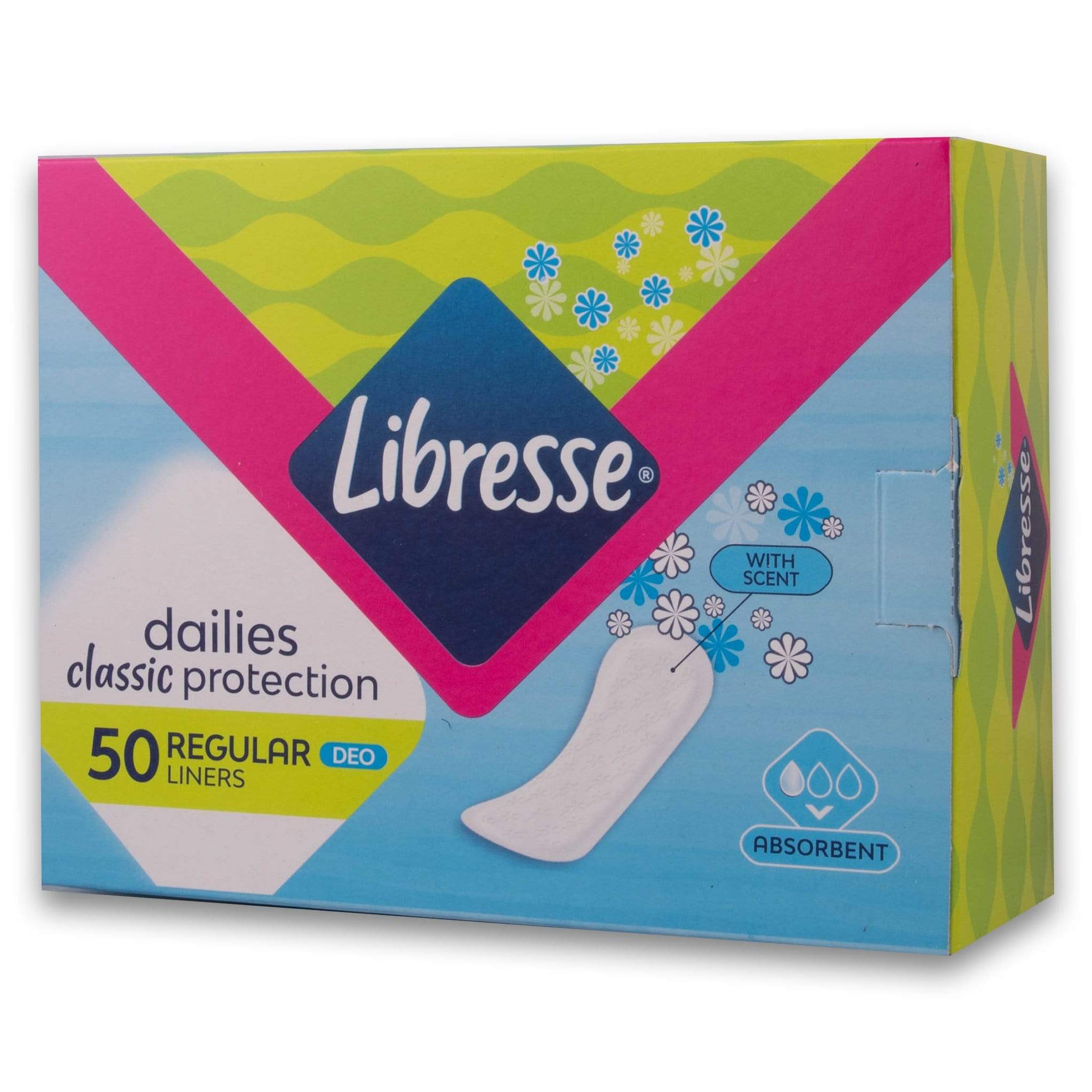 Dailies Regular Pantyliners 50 Pack - Soft Absorbent Comfort | Libresse ...