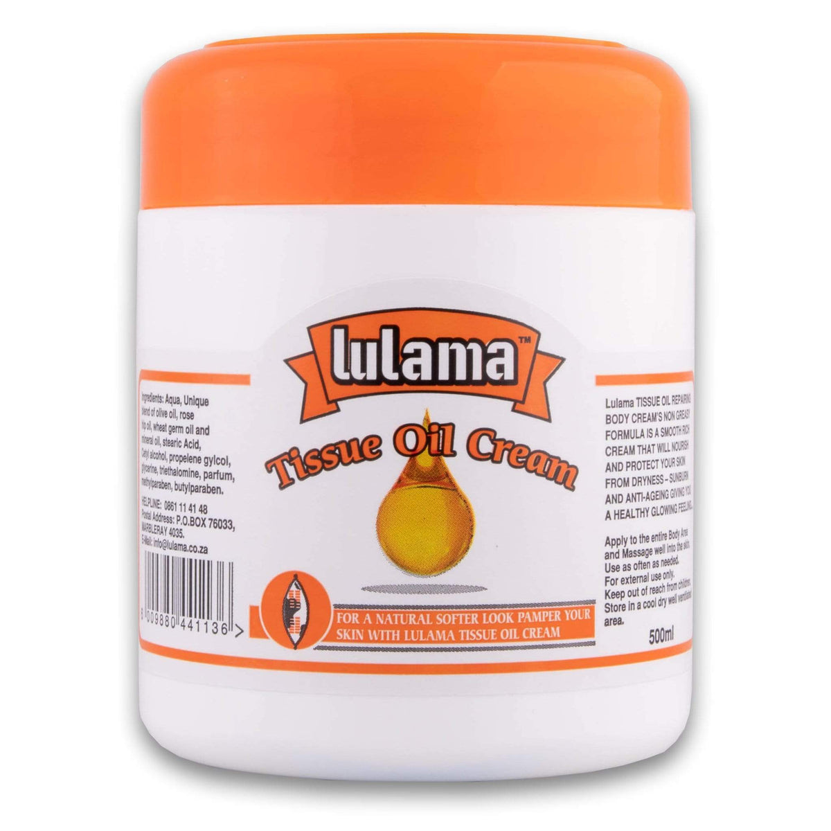 Lulama Tissue Oil Cream 500ml for Softer Skin - Lulama – Cosmetic ...