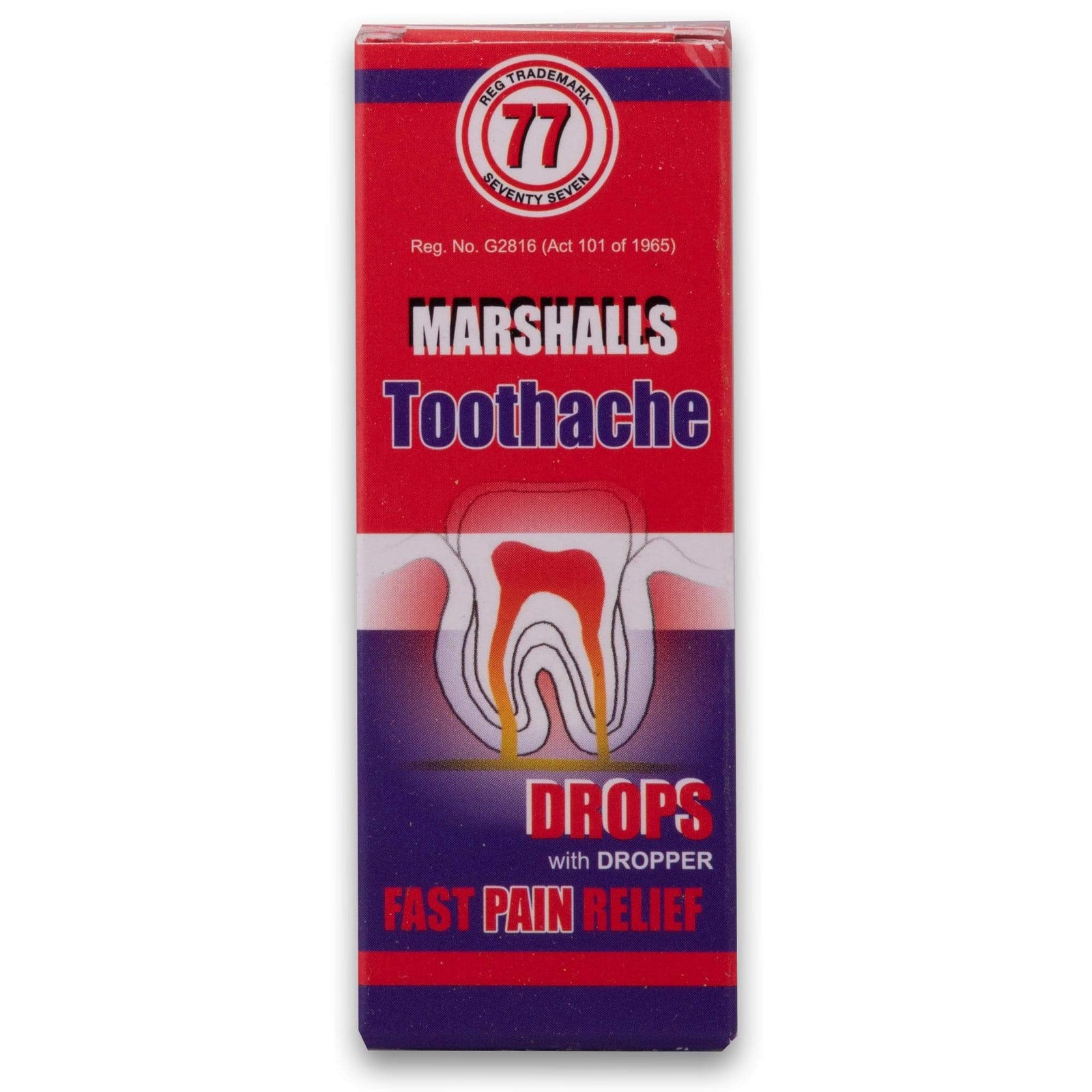 Marshalls Toothache Drops 10ml for Fast Pain Relief | Marshall's ...