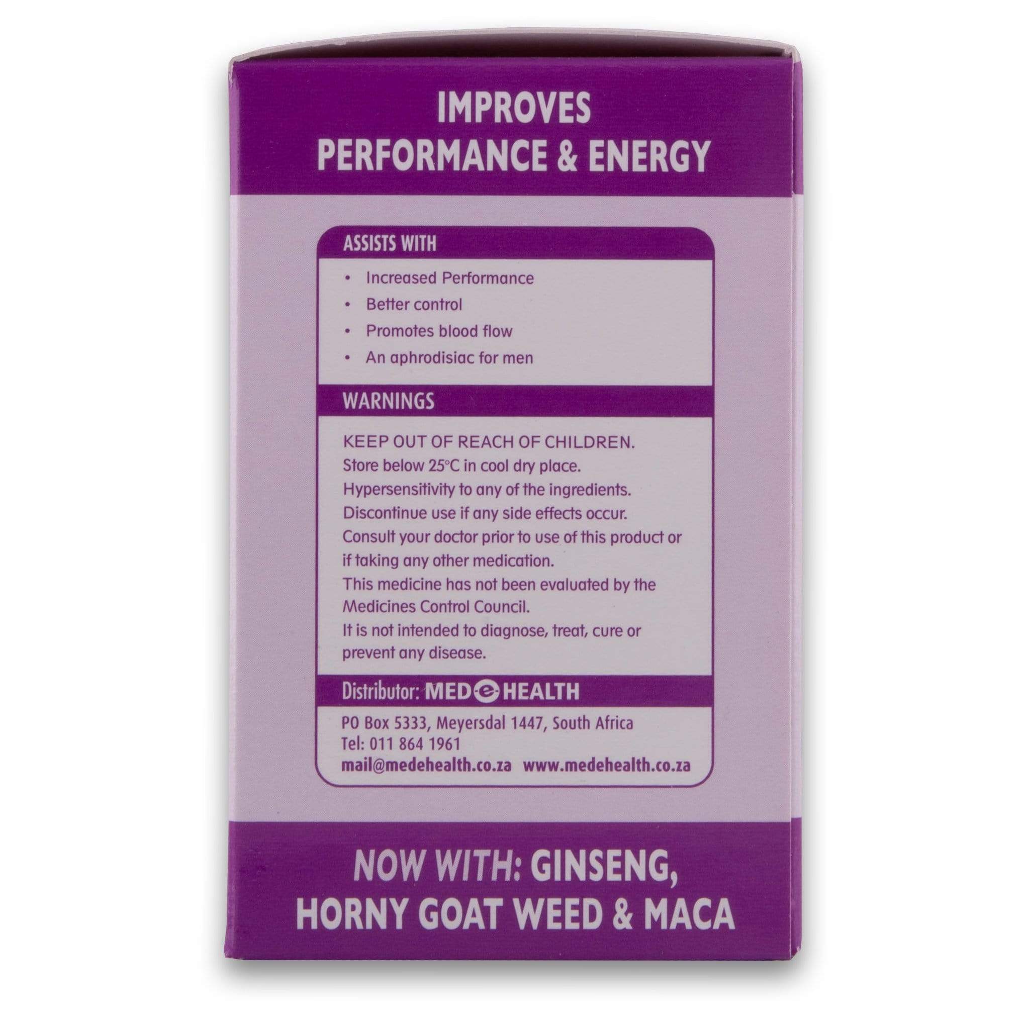 Med-e-Enlarge Capsules for Performance & Energy - Brand Name – Cosmetic ...