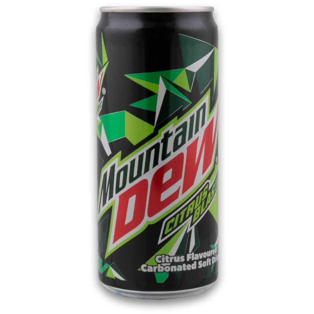 Citrus Blast Carbonated Soft Drink 300ml - Mountain Dew – Cosmetic ...