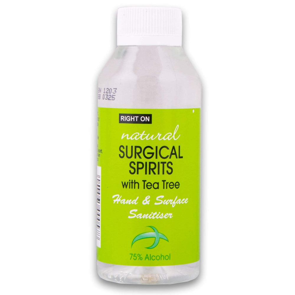 Right On Surgical Spirits 100ml - Tea Tree Sanitiser | Right On ...