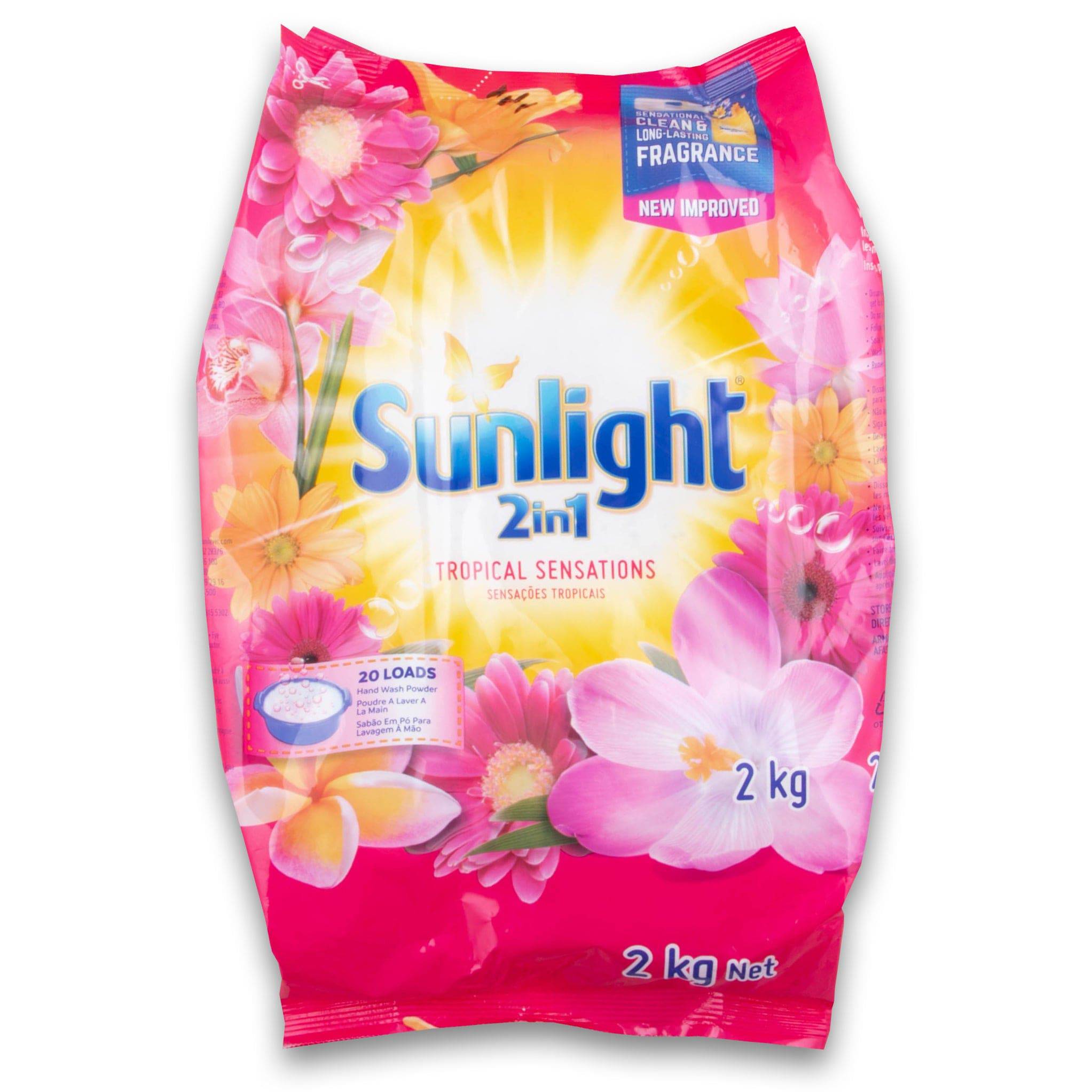 Hand Washing Powder 2kg for Tough Stains - Sunlight – Cosmetic Connection